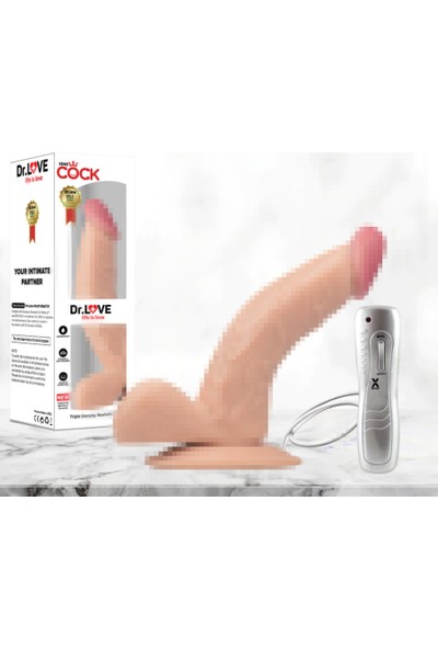 Drlove 18 cm Titreşimli Ten Rengi Anal + Dildo + Vibratör Drlove 18 cm Titreşimli Ten Rengi Anal + Dildo + Vibratör