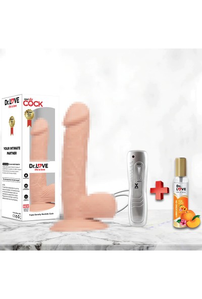 Drlove 19 cm Titreşimli Ten Rengi Anal+ Dildo+Vibratör+ Jel Drlove 19 cm Titreşimli Ten Rengi Anal+ Dildo+Vibratör+ Jel