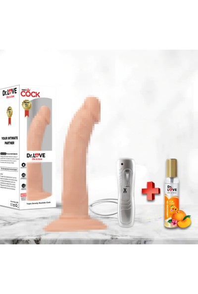 Spicyx 19 cm Titreşimli Ten Rengi Anal- Dildo Vibratör Jel Spicyx 19 cm Titreşimli Ten Rengi Anal- Dildo Vibratör Jel