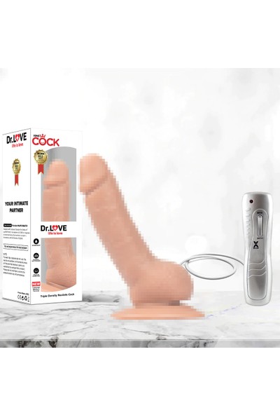 Drlove 17 cm Titreşimli Ten Rengi Anal+ Dildo+ Vibratör Drlove 17 cm Titreşimli Ten Rengi Anal+ Dildo+ Vibratör