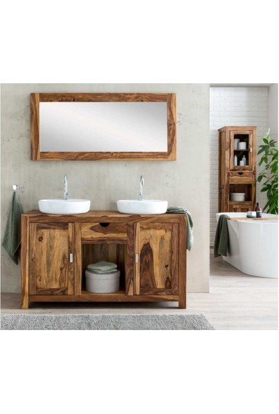 Ahşap Gemisi Banyo DOLAP-KM-102