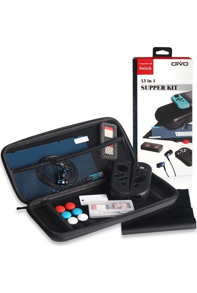 Dobe Oivo Nintendo Switch 13IN1 Full Koruyucu Aksesuar Seti Dobe Oivo Nintendo Switch 13IN1 Full Koruyucu Aksesuar Seti