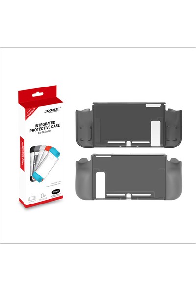 Dobe Nintendo Switch Integrated Birleşik Koruyucu Sert Kılıf Gri