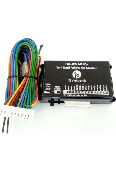 IQ Elektronik Iq Follow Me Home 4 Çıkış Far ve Sis Karsilama Ugurlama Modülü IQ Elektronik Iq Follow Me Home 4 Çıkış Far ve Sis Karsilama Ugurlama Modülü