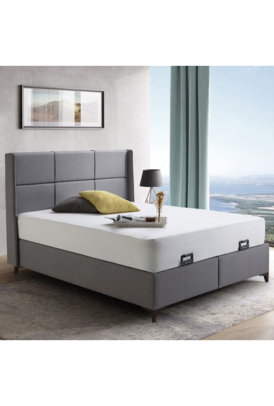 Homedius Omega Sandıklı Baza ve Başlık Takımı 100X200