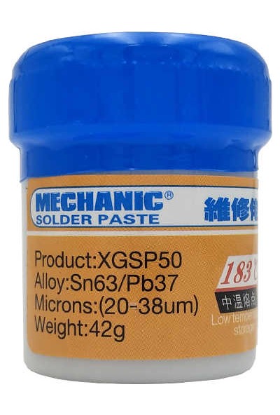 Mechanic Krem Sıvı Lehim Mechanic Solder Paste 42 gr XGSP50 Mechanic Krem Sıvı Lehim Mechanic Solder Paste 42 gr XGSP50