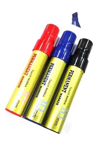 Permanent Koli Çuval Kalemi 10 mm 3'lü
