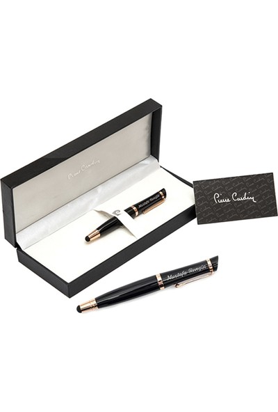 Pierre Cardin Touch 110 Isme Özel Roller Imza Kalemi Siyah Rose Pierre Cardin Touch 110 Isme Özel Roller Imza Kalemi Siyah Rose