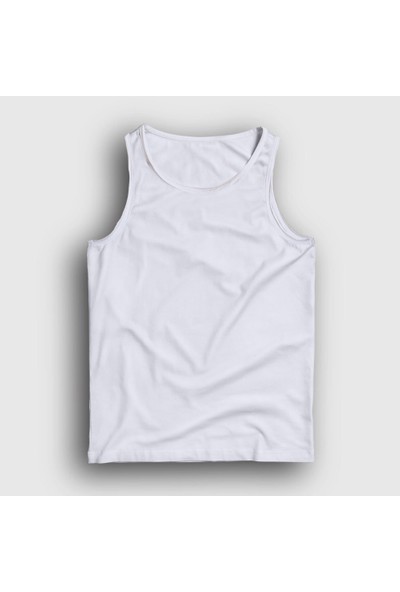 Tisort.ist Unisex Beyaz Düz Baskısız Atlet