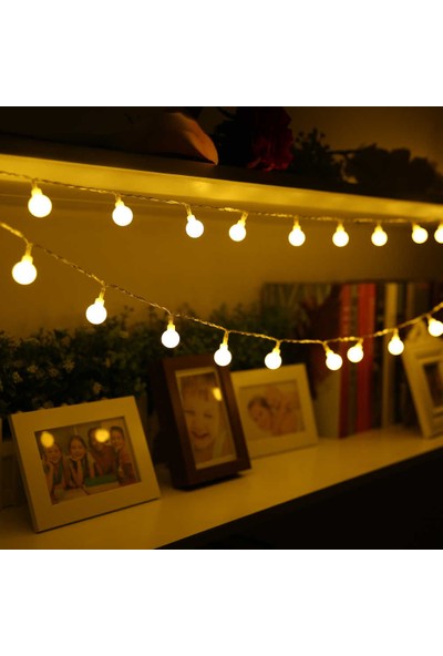 Lumenn 10 Metre Fişli Mini Top LED Işık-Led Aydınlatma Lumenn 10 Metre Fişli Mini Top LED Işık-Led Aydınlatma