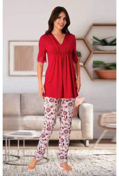 Effortt V Yaka Lohusa Pijama Takımı Effortt V Yaka Lohusa Pijama Takımı