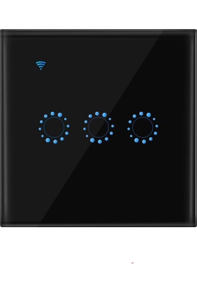 MBW Kablosuz Anahtarları Wifi Işık Anahtarı Akıllı Duvar 3 Anahtar Siyah (Yurt Dışından) MBW Kablosuz Anahtarları Wifi Işık Anahtarı Akıllı Duvar 3 Anahtar Siyah (Yurt Dışından)