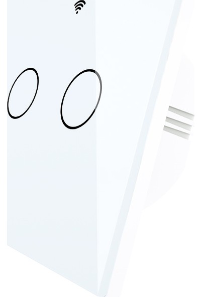 MBW Wi-Fi Akıllı Dokunmatik Anahtarı Kolay Çift Anahtar Beyaz (Yurt Dışından) MBW Wi-Fi Akıllı Dokunmatik Anahtarı Kolay Çift Anahtar Beyaz (Yurt Dışından)