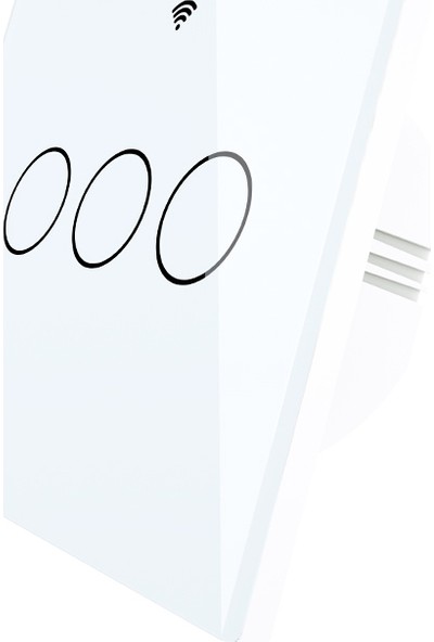 MBW Wi-Fi Akıllı Dokunmatik Anahtarı Kolay 3 Anahtar Beyaz (Yurt Dışından) MBW Wi-Fi Akıllı Dokunmatik Anahtarı Kolay 3 Anahtar Beyaz (Yurt Dışından)