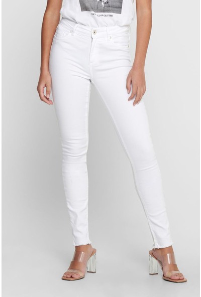 Only Kadın Beyaz Jean Pantolon 15155438