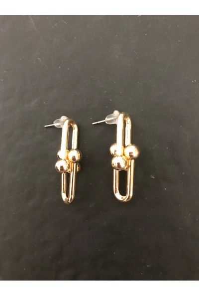 Charmantelle Geçmeli Zincir Küpe