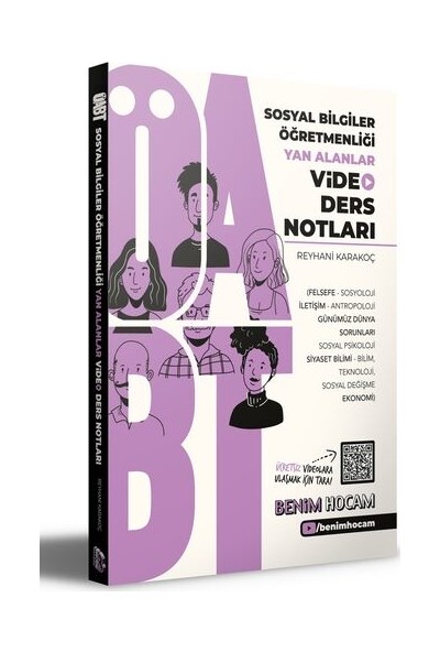 Benim Hocam Yayınları 2021 ÖABT Sosyal Bilgiler Öğretmenliği Yan Alanlar Video Ders Notları - Reyhani Karakoç Benim Hocam Yayınları 2021 ÖABT Sosyal Bilgiler Öğretmenliği Yan Alanlar Video Ders Notları - Reyhani Karakoç