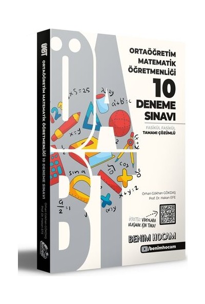 Benim Hocam Yayınları 2021 ÖABT Ortaöğretim Matematik Öğretmenliği Tamamı Çözümlü 10 Fasikül Deneme Sınavı - Hakan Efe Benim Hocam Yayınları 2021 ÖABT Ortaöğretim Matematik Öğretmenliği Tamamı Çözümlü 10 Fasikül Deneme Sınavı - Hakan Efe