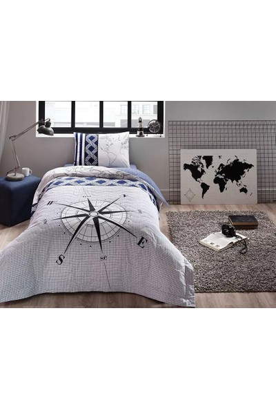 Taç Navi Lacivert Kapitoneli Complete 4 Mevsim Kullanım Özelliği Tek Kişilik Nevresim Takımı Taç Navi Lacivert Kapitoneli Complete 4 Mevsim Kullanım Özelliği Tek Kişilik Nevresim Takımı