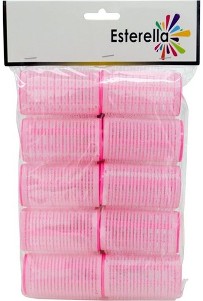 Esterella Yapışkan Bigudi Orta Boy 8244 - Pembe Esterella Yapışkan Bigudi Orta Boy 8244 - Pembe