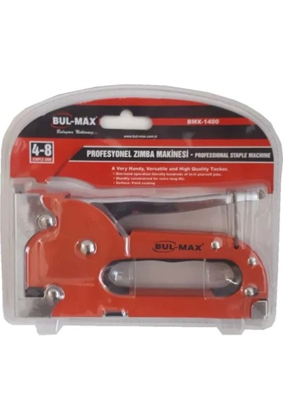 Bulmax BMX-1400 Metal Mobilya Zımba Makinası Kırmızı Bulmax BMX-1400 Metal Mobilya Zımba Makinası Kırmızı