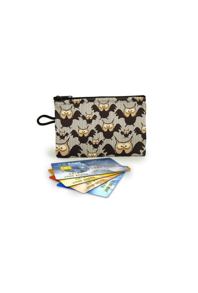 No Muffin For You Dokuma Kumaş Cüzdan - Para Cüzdanı (9,5cm x 14,5cm)