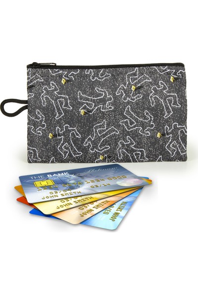 No Muffin For You Dokuma Kumaş Cüzdan - Para Cüzdanı (9,5cm x 14,5cm)