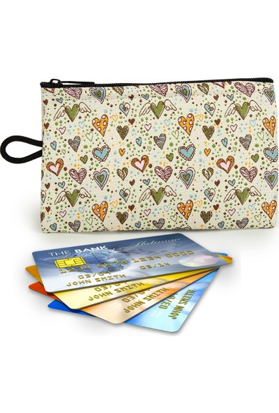 No Muffin For You Dokuma Kumaş Cüzdan - Para Cüzdanı (9,5cm x 14,5cm)