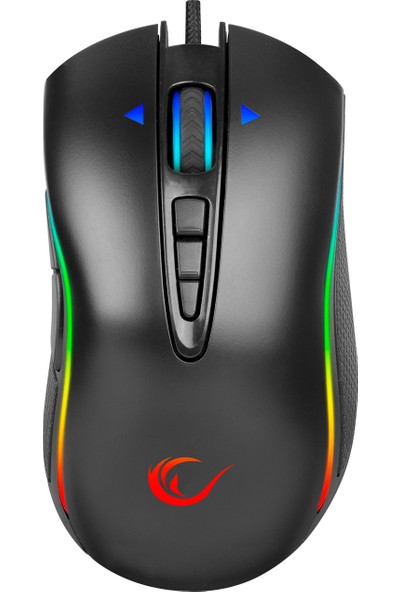 Rampage Shine SMX-R15 10000 DPI RGB Oyuncu Mouse Siyah - Gri