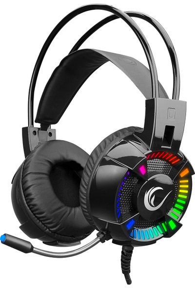Rampage Styles Siyah USB 7.1 RGB Oyuncu Mikrofonlu Kulaklık Rampage Styles Siyah USB 7.1 RGB Oyuncu Mikrofonlu Kulaklık