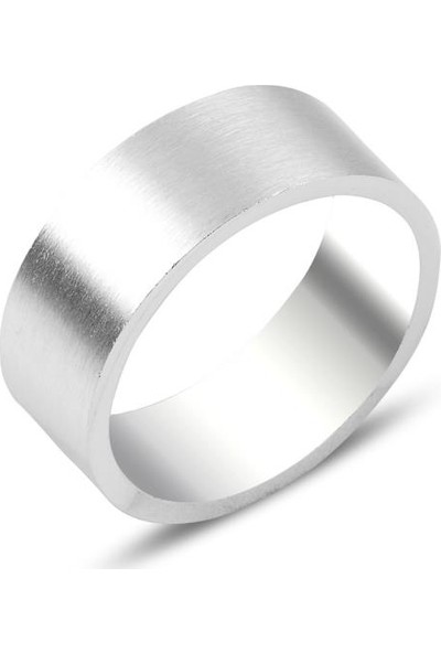 Angemiel 8mm Broseli Düz Sade Alyans Angemiel 8mm Broseli Düz Sade Alyans