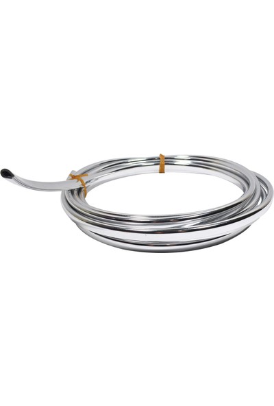 Trend Garaj U Tip Geçmeli Krom Nikelaj Şerit Krom Silver Ince 3 Metre Trend Garaj U Tip Geçmeli Krom Nikelaj Şerit Krom Silver Ince 3 Metre