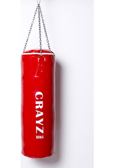 Tekiner 70X25 cm Içi Dolu Boks Kum Torbası + Tavan Askı Aparatı Tekiner 70X25 cm Içi Dolu Boks Kum Torbası + Tavan Askı Aparatı