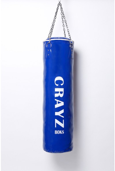 Crayz 100X30 cm Içi Dolu Kolonlu Boks Kum Torbası + Tavan Askı Aparatı Crayz 100X30 cm Içi Dolu Kolonlu Boks Kum Torbası + Tavan Askı Aparatı