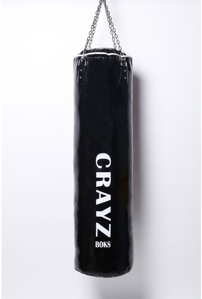 Crayz 120X35 cm Içi Dolu Kolonlu Boks Kum Torbası + Tavan Askı Aparatı Crayz 120X35 cm Içi Dolu Kolonlu Boks Kum Torbası + Tavan Askı Aparatı