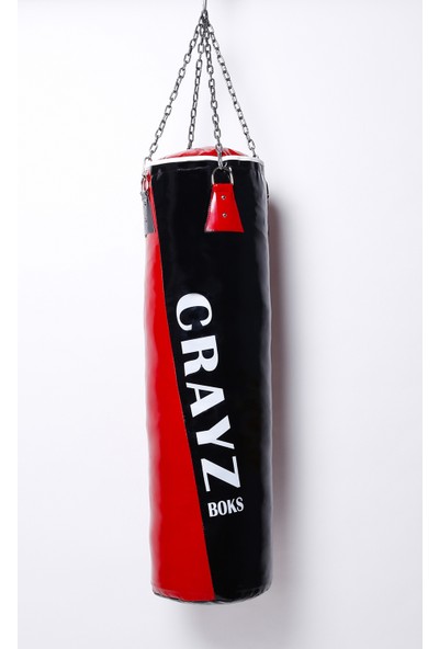 Crayz 120X35 cm Içi Boş Boks Kum Torbası + Tavan Askı Aparatı Crayz 120X35 cm Içi Boş Boks Kum Torbası + Tavan Askı Aparatı