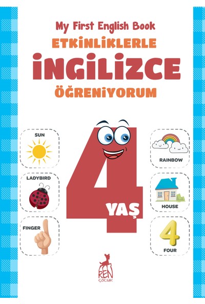 Etkinliklerle Ingilizce Öğreniyorum 4 Yaş - Merve Almalı
