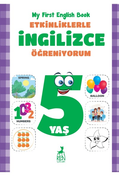 Etkinliklerle Ingilizce Öğreniyorum 5 Yaş - Merve Almalı