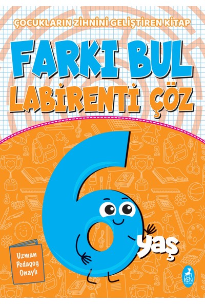 Farkı Bul Labirenti Çöz 6 Yaş - Ercan Portakal Farkı Bul Labirenti Çöz 6 Yaş - Ercan Portakal