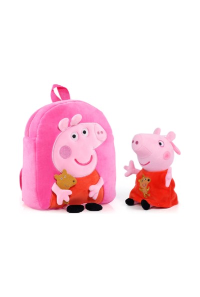Schulzz Peppa Pig Peluş Karakter Çocuk Sırt Çantası Schulzz Peppa Pig Peluş Karakter Çocuk Sırt Çantası