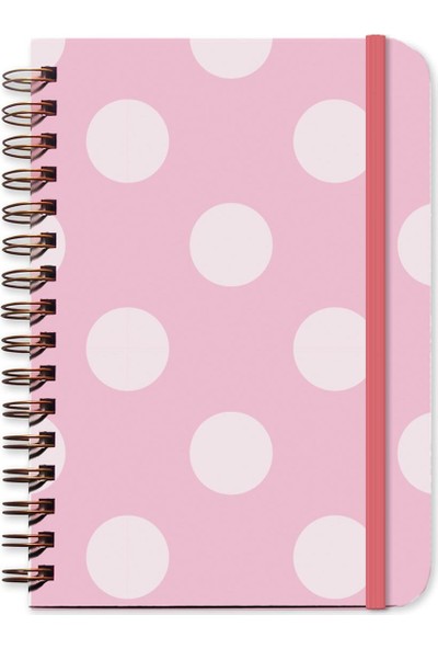 FAbooks Pembe Puantiye Süresiz Ajanda FAbooks Pembe Puantiye Süresiz Ajanda