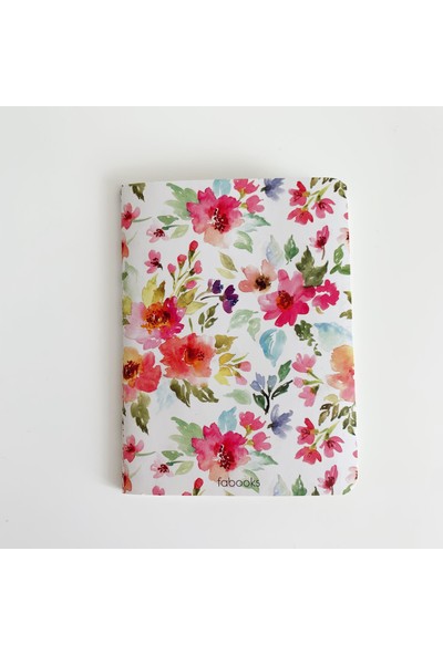 FAbooks Çiçekli Defter Seti 5'li