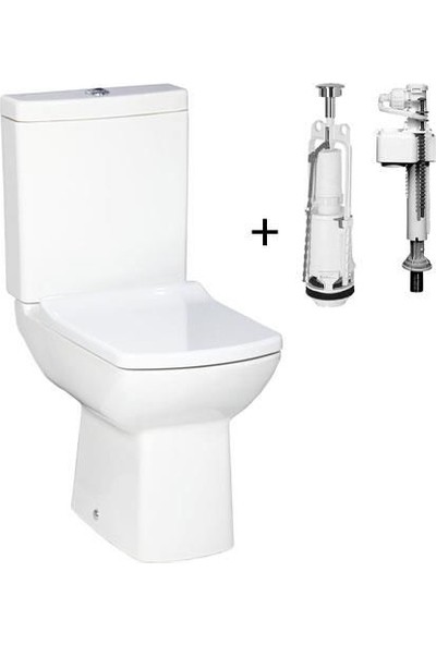 Creavıt Lara Arkadan Çıkışlı Klozet LR310