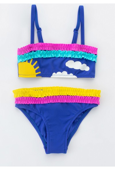 Penti Çok Renkli Kız Çocuk Sun Bikini Takımı