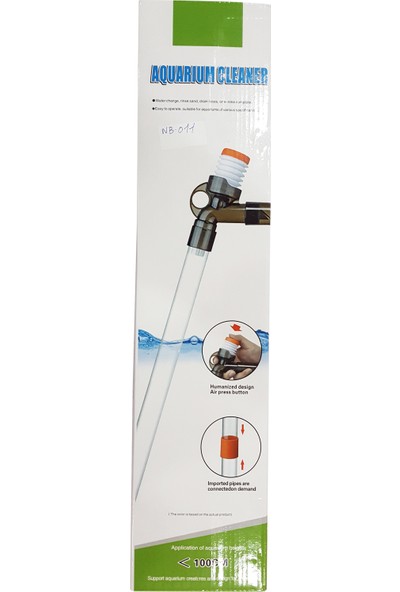 Chicos Aquarium Cleaner Filtreli Pompalı Akvaryum Sifonu 104,5 cm