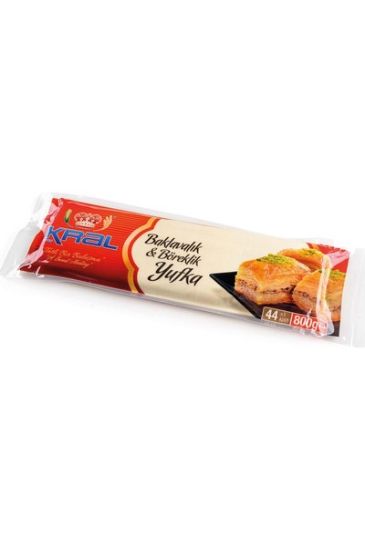 Kral Baklavalık & Böreklik Yufka 800 gr Kral Baklavalık & Böreklik Yufka 800 gr