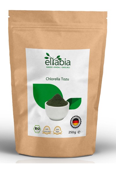 Organik Chlorella Tozu 250 gr Alman Premium Kalite Ürünü Organik Chlorella Tozu 250 gr Alman Premium Kalite Ürünü