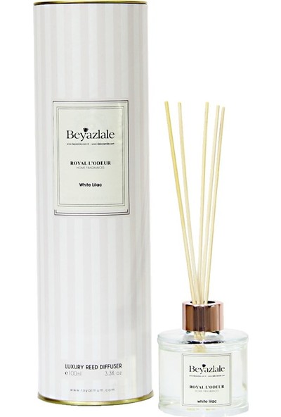 Dekorsende Oda Kokusu Yuvarlak Şişe Beyaz Leylak 100 ml Dekorsende Oda Kokusu Yuvarlak Şişe Beyaz Leylak 100 ml