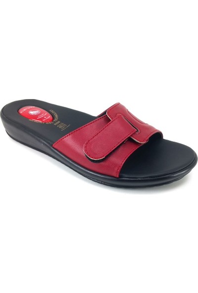 Ceyo 9200-12 Anatomik Bayan Terlik-Kırmızı Ceyo 9200-12 Anatomik Bayan Terlik-Kırmızı