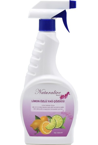Naturalive Limonlu Yağ Çözücü